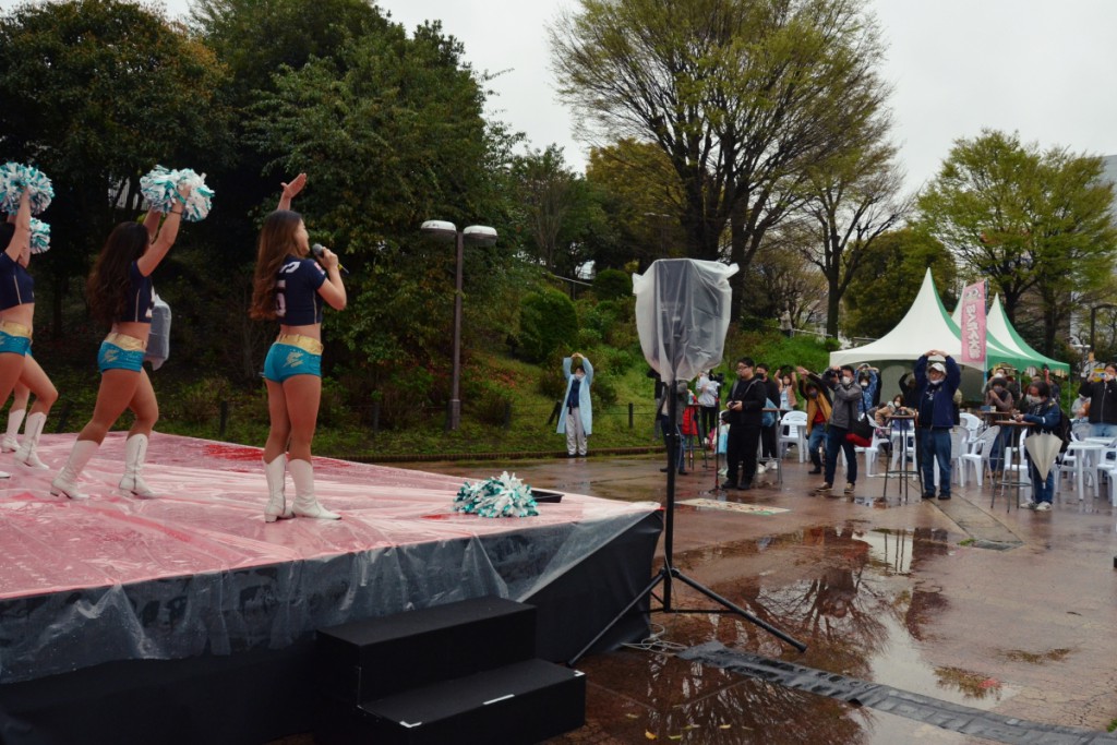 「津田沼南口 春まつり」にSEA-Cheer が参加しました – OBIC SEAGULLS