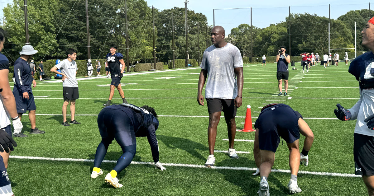 DL、DBの特別コーチを招いて練習を行いました – OBIC SEAGULLS